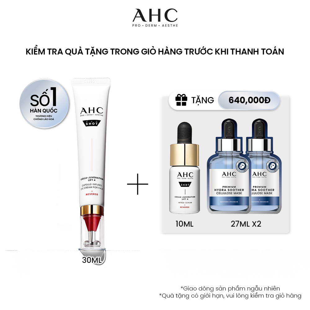 [LIVE] Kem mắt cho mặt nâng cơ săn chắc/ cấp ẩm căng bóng/ mờ nám sáng da AHC 30ML | Shopee Việt Nam