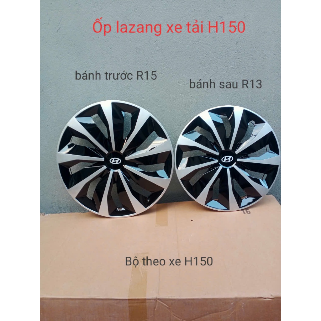 Ốp lazang xe tải H150 - ốp mâm R15 và R13 - ốp chụp mâm xe h150 bánh ...