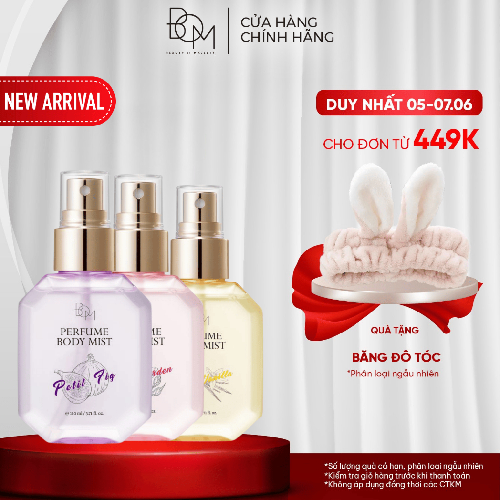 Xịt Thơm Hương Nước Hoa BOM Perfume Body Mist - 110ml | Shopee Việt Nam