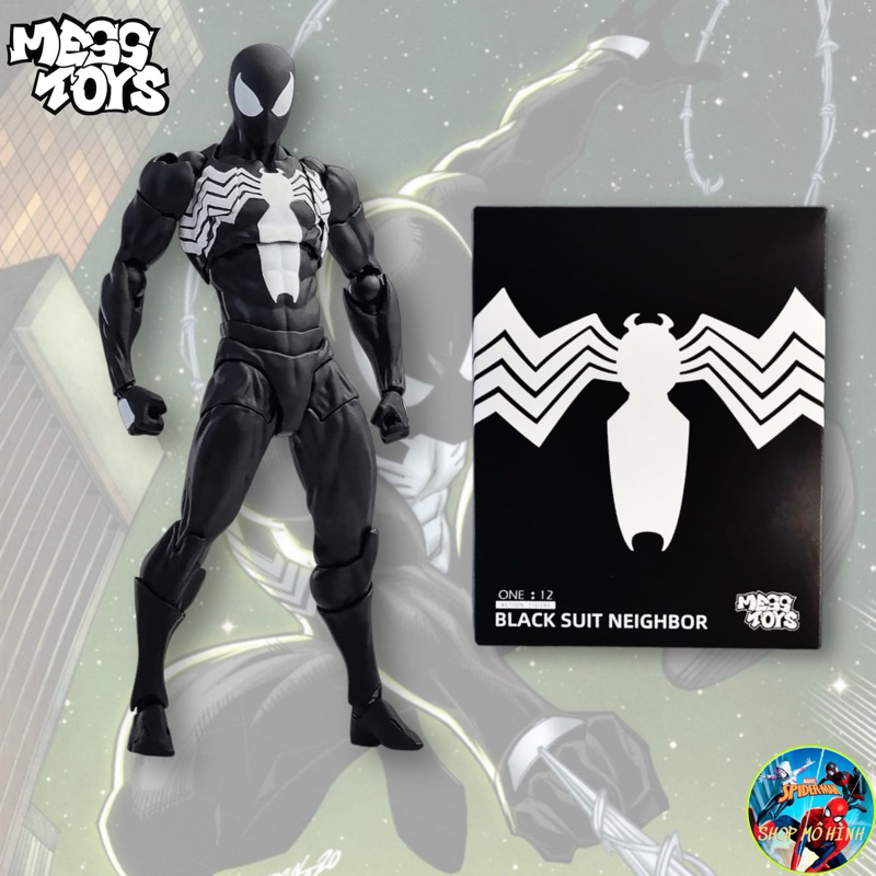 [HÀNG SẴN-HỎA TỐC] Mô Hình Chính Hãng Mess Toys Symbiote Spider Man ...
