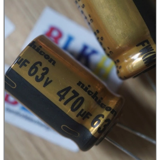 Tụ âm thanh 63V 470uF hãng Nichicon FW 12x20mm | Shopee Việt Nam