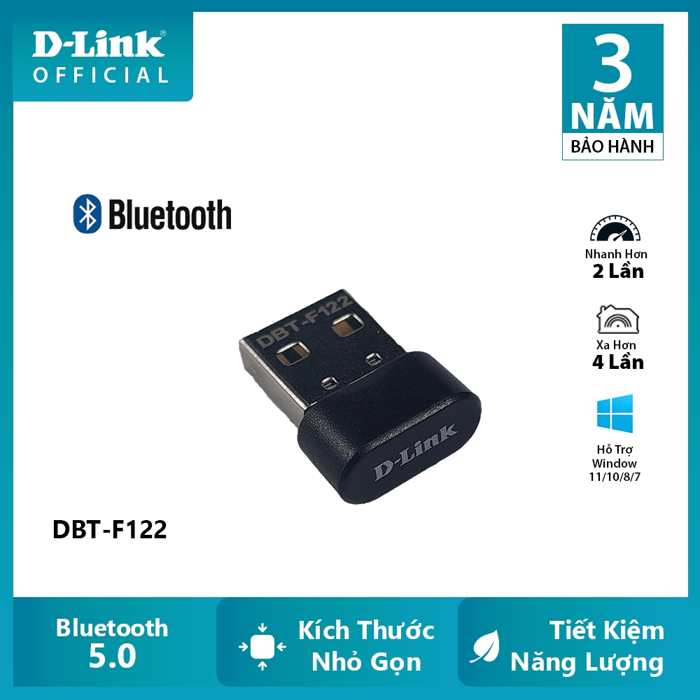 Bộ Chuyển Đổi Bluetooth D-Link DBT-F122 USB Nano Bluetooth 5.0 Nhỏ Gọn ...