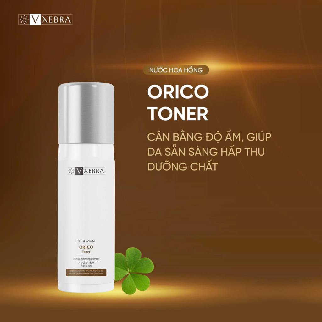 Nước hoa hồng 120ml Orico Toner VXEBRA - Giúp cấp ẩm, loại bỏ dầu nhờn ...