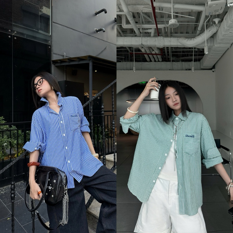 Áo Sơ Mi Tay Dài Form Boxy Fit CHOSEN I AM Local Brand Unisex Shirt ...
