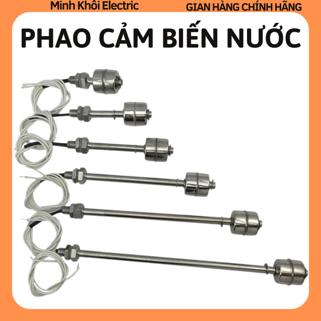 Cảm biến mức nước dạng phao inox 304,phao cảm biến nước,phao điện báo ...
