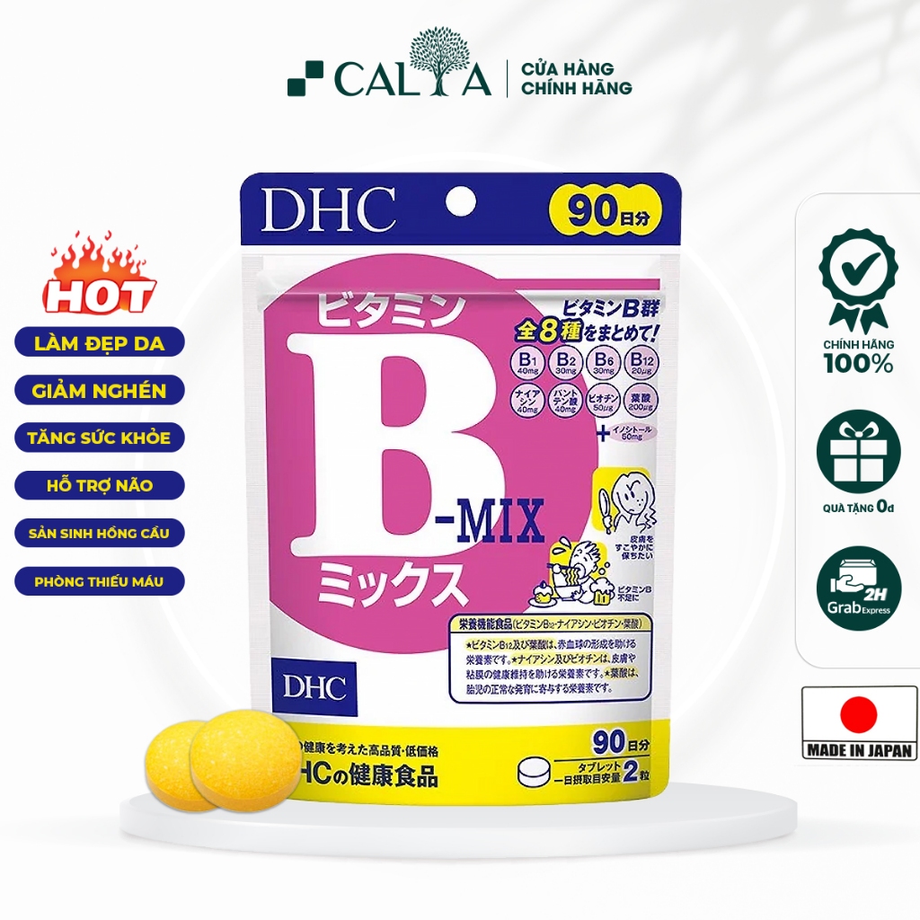 Viên Uống DHC Vitamin B Tổng Hợp Nhật Bản, Tăng Cường Sức Khỏe - DHC ...