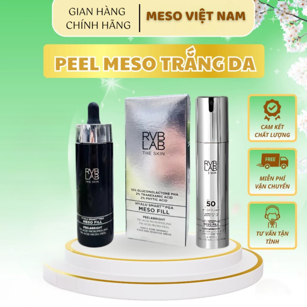 Serum Peel MESO FILL & Chống Nắng Meso Cải Thiện Nếp Nhăn Làm Sáng Và ...