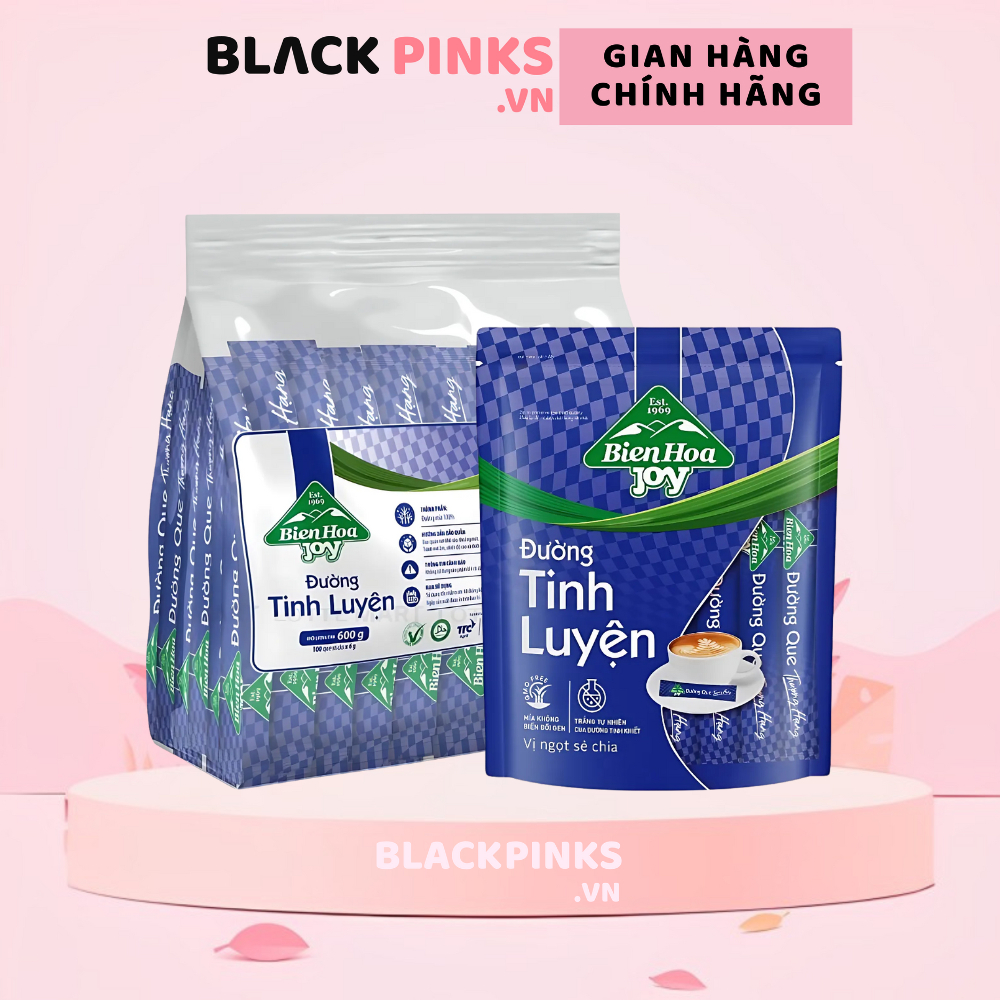 Đường Que Biên Hòa Joy Stick gói 300g/600g (50/100 Gói x 6g) | Shopee Việt Nam