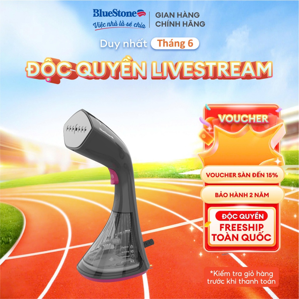 [LIVE] Bàn Ủi Hơi Nước Cầm Tay BlueStone GSB-4033 - 1630W | Shopee Việt Nam