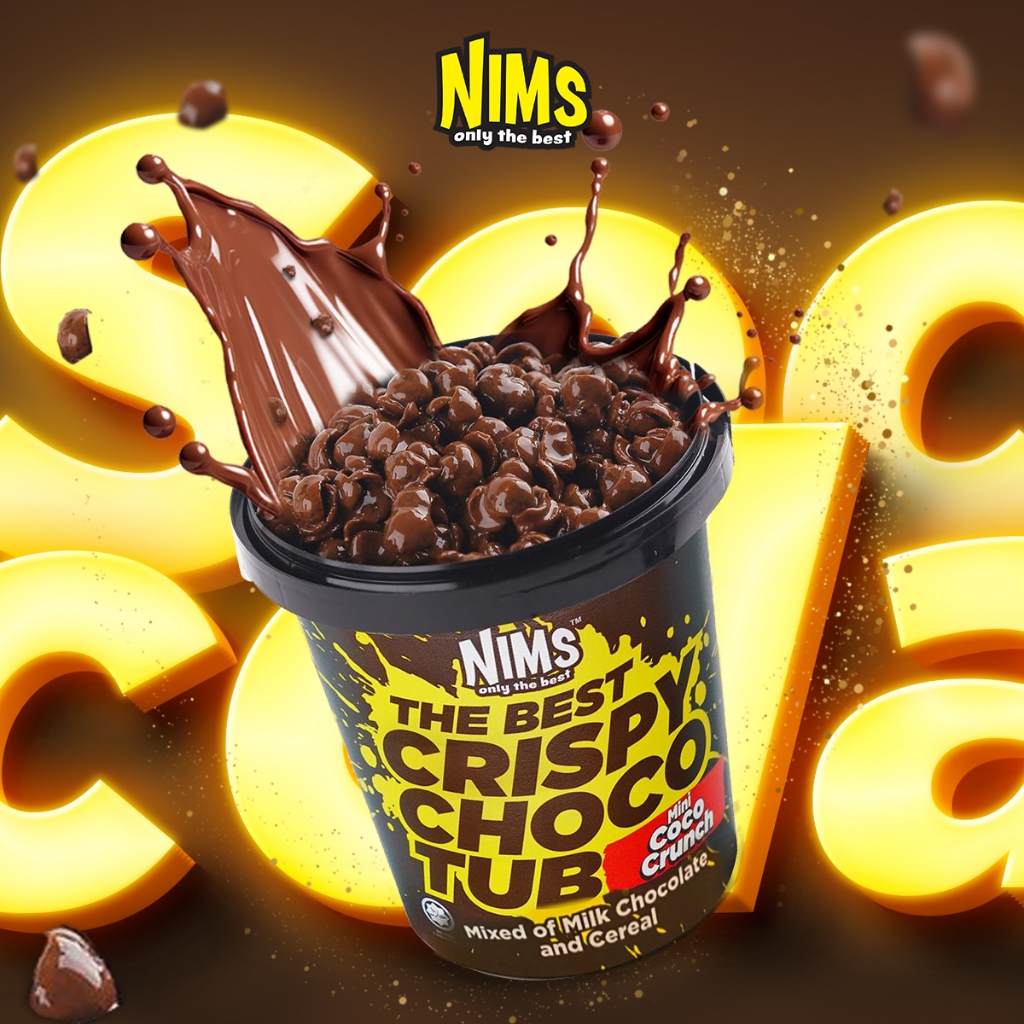 SOCOLA NIMS COCO CRUNCH GIÒN TAN CHẢY MALAYSIA HỘP 250G (hạt nhỏ dạng ...