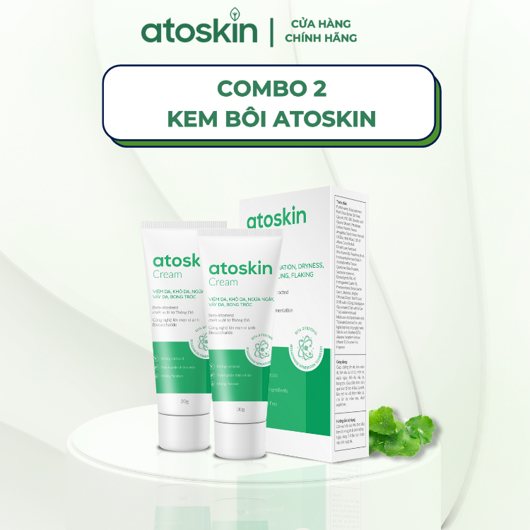 [ Combo 2 ] Kem Bôi Atoskin – Dưỡng Ẩm, Làm Dịu Da, Giảm Khô Rát, Bong ...