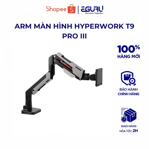 Arm màn hình HyperWork T9 Pro III Tải Trọng Lên Đến 30Kg| Hàng Chính ...