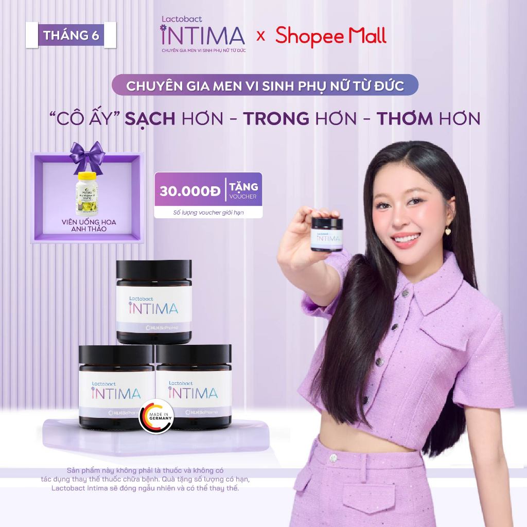 Combo 3 Hộp Men vi sinh phụ khoa Lactobact Intima bổ sung lợi khuẩn ...