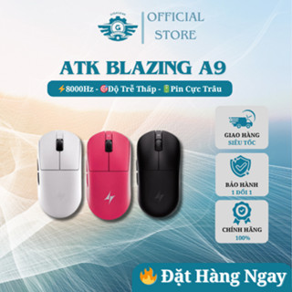 ⚡[Cực Hot] Chuột Gaming Không Dây ATK Dragonfly A9 Ultra – 42,000 DPI, 8K Polling Rate, Siêu Nhẹ ...