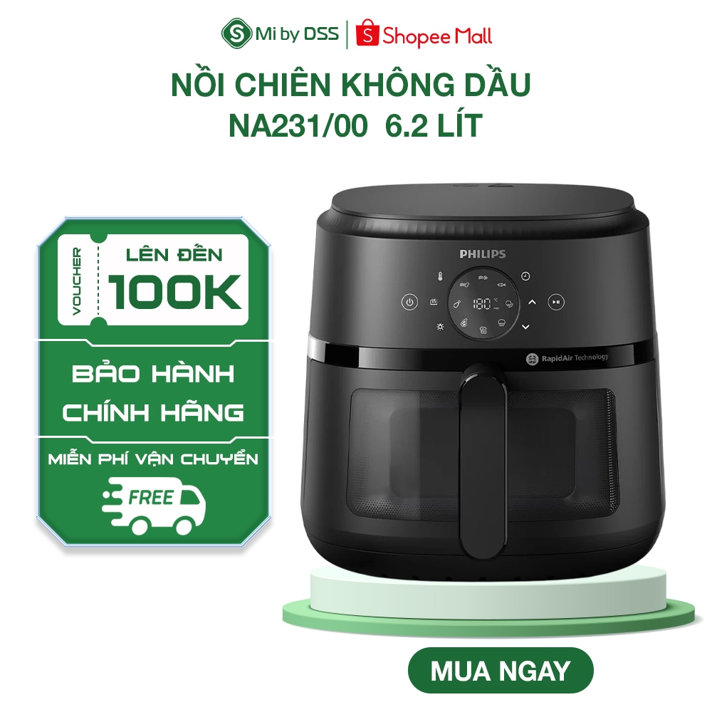 Nồi Chiên Không Dầu NA231/00 6.2L Đa Dạng Chức Năng Nấu - Hàng Chính ...