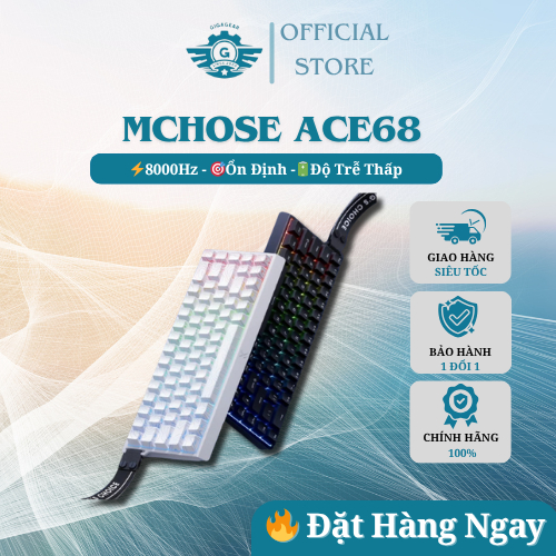 ⚡[Cực Hot] Bàn Phím Cơ Mchose Ace60/Ace68 Pro HE, Hotswap, 8KHz, Rapid Trigger, SnapTap SOCD, 0 ...