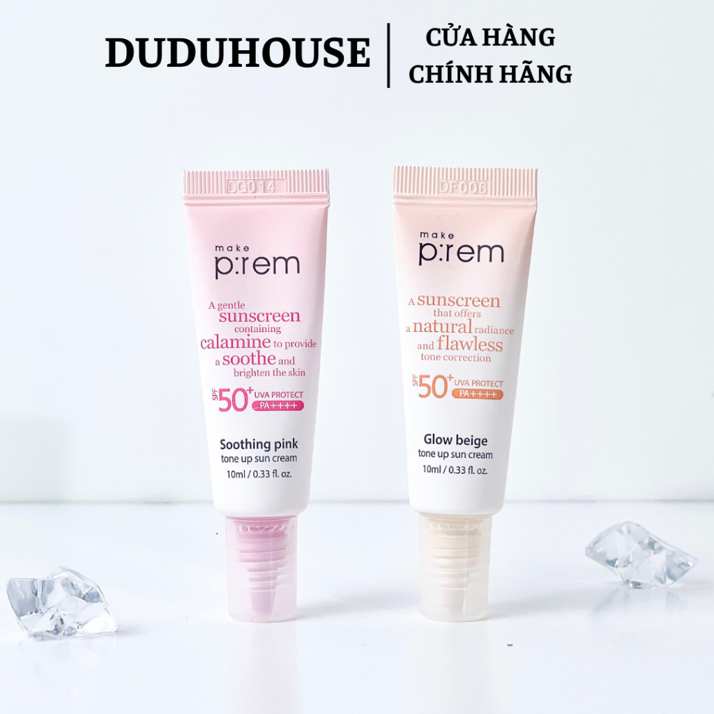 Kem Chống Nắng Nâng Tone Make Prem UV Sun Cream Make P:rem SPF 50+ PA ...