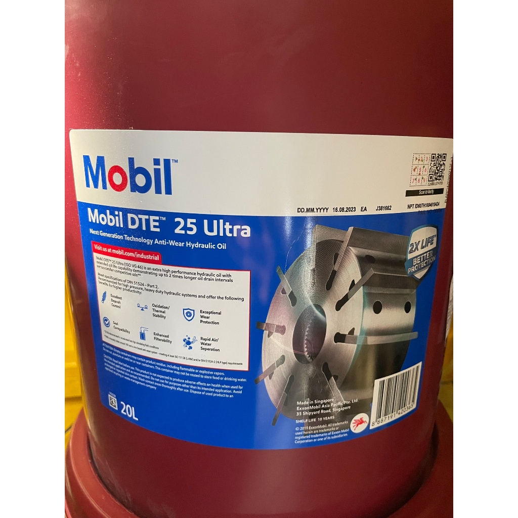 Dầu nhờn Mobil DTE 25 Ultra 20L | Shopee Việt Nam