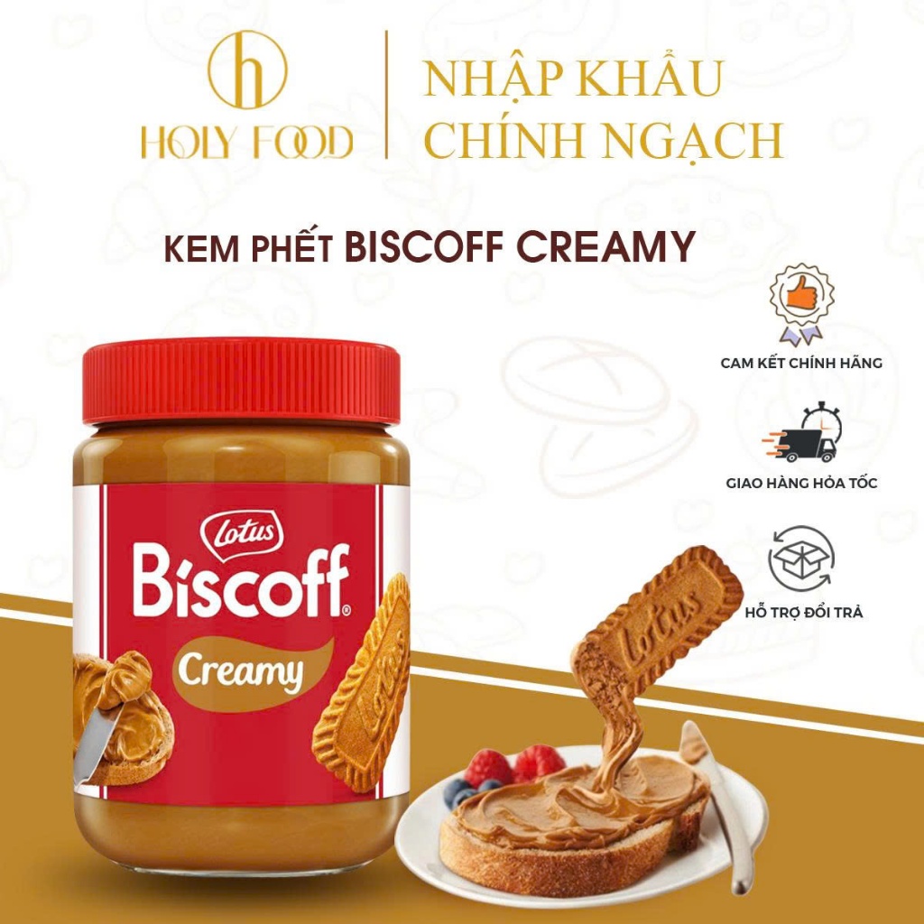 SIZE TO 720 Gram- Kem phết bánh Lotus Biscoff Spread thơm ngon hương vị ...
