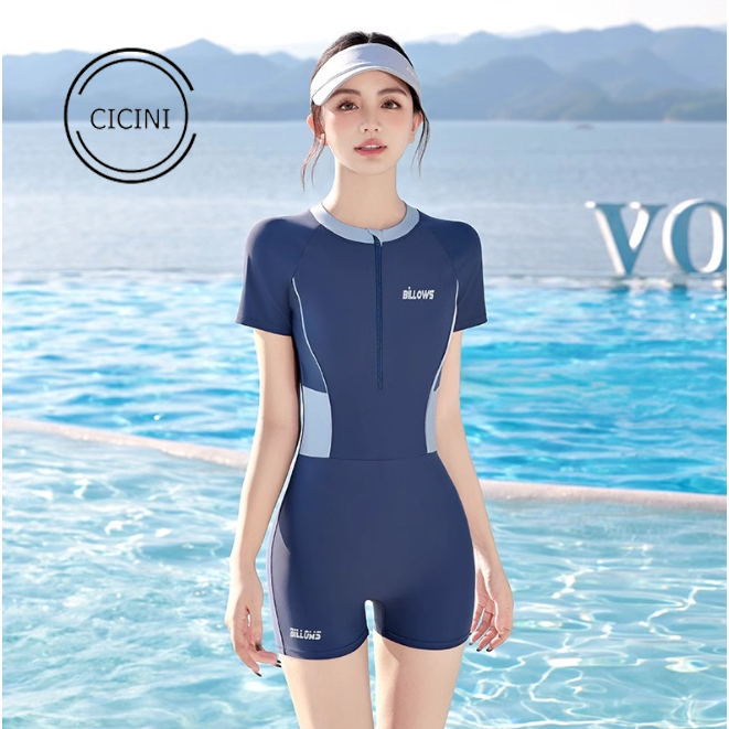 Đồ Bơi Nữ Cicini Cao Cấp Liền Dành Cho Bạn Gái Đi Biển Màu Xanh Mã L112 ...