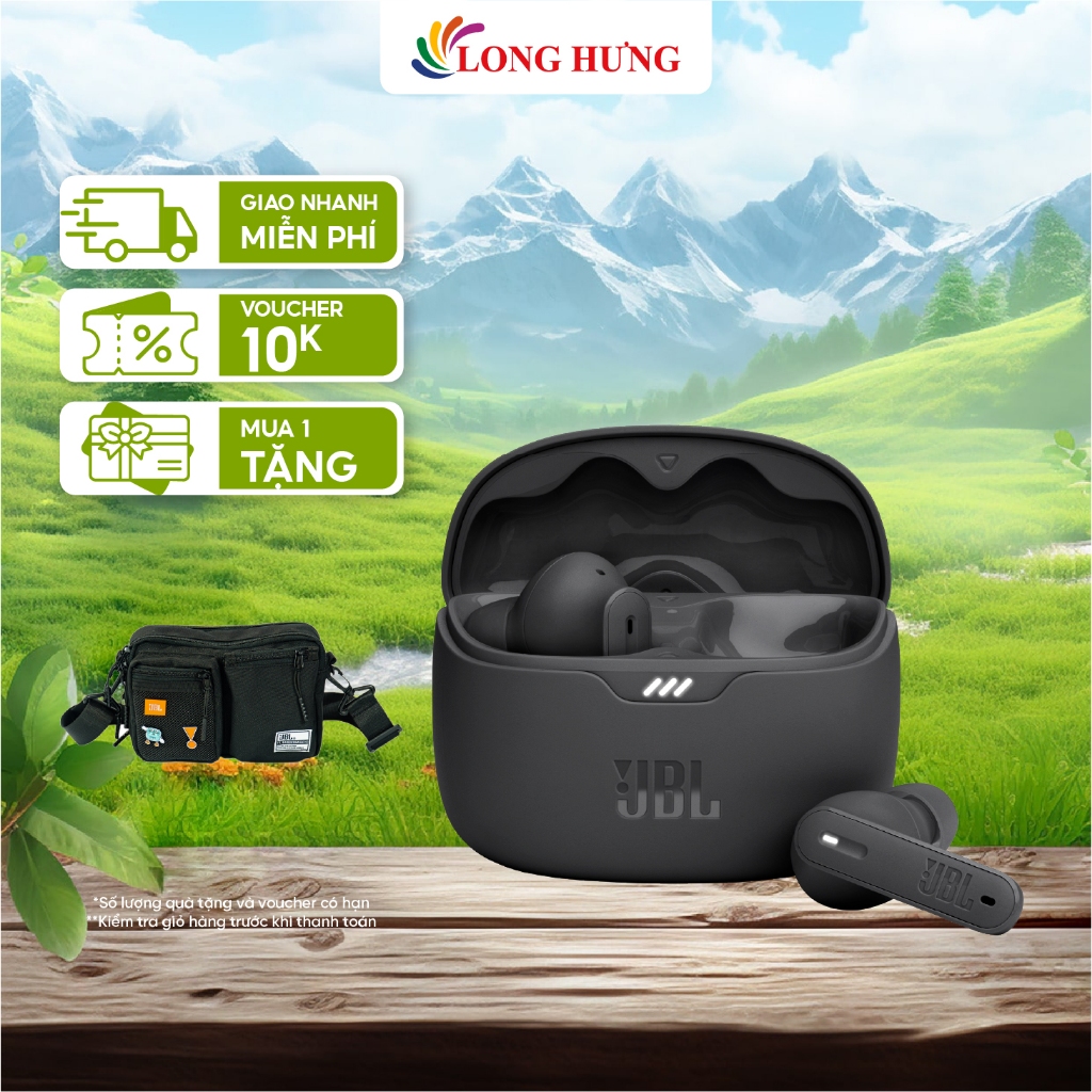 Tai nghe Bluetooth True Wireless JBL Tune Beam 2 Ghost - Hàng chính hãng | Shopee Việt Nam
