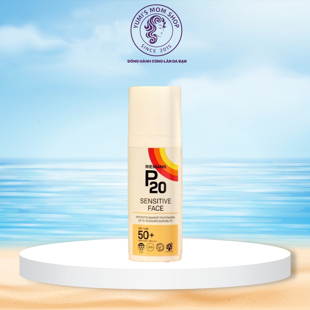 Riemann P20 Kem chống nắng Sensitive Face SPF50+ PA++++ 50g | Shopee Việt Nam