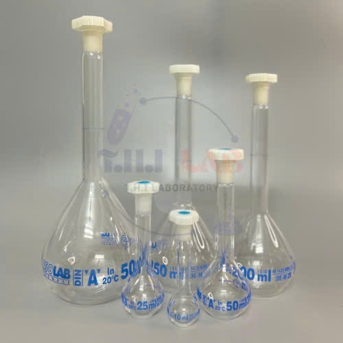 Bình định mức thủy tinh nút nhựa ISOLAB 5 - 1000 ml | Shopee Việt Nam