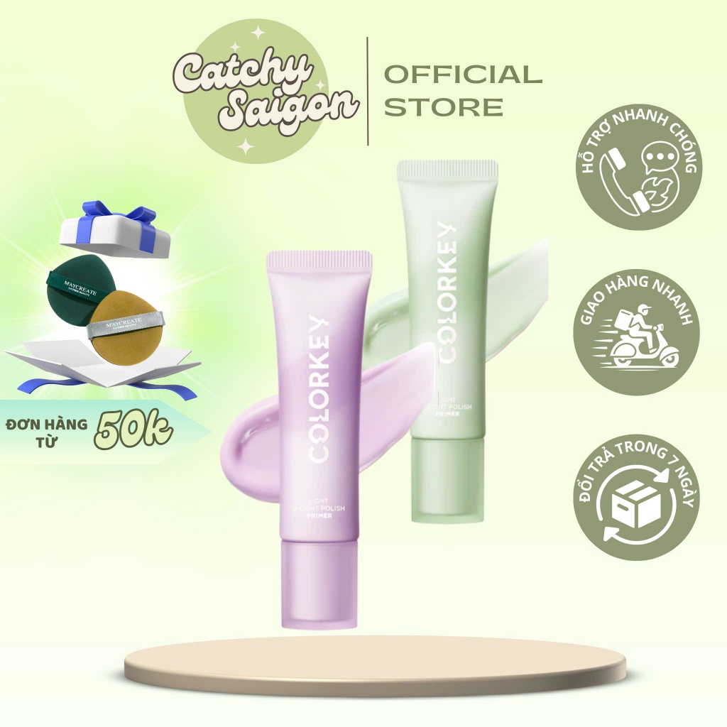 [COLORKEY] Kem Lót Colorkey Dạng Tuýp Mỏng Nhẹ Hiệu Chỉnh Tone Da ...