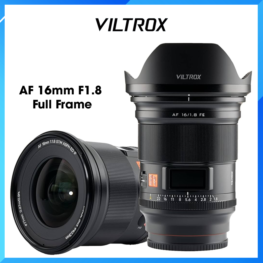 Ống Kính VILTROX AF 16MM F1.8 Full Frame Cho Sony E-Mount / Nikon Z ...