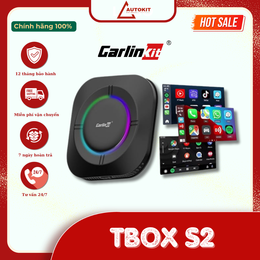 Bộ Android Box Carlinkit Tbox S2 AI Qualcomm Snapdragon 6115 | Shopee Việt Nam