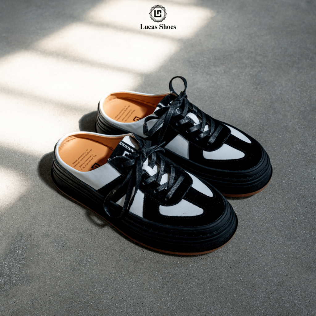 Giày Sục Lucas Gat Slip On, kiểu dáng tối giản cho Nam Nữ, chất liệu da ...