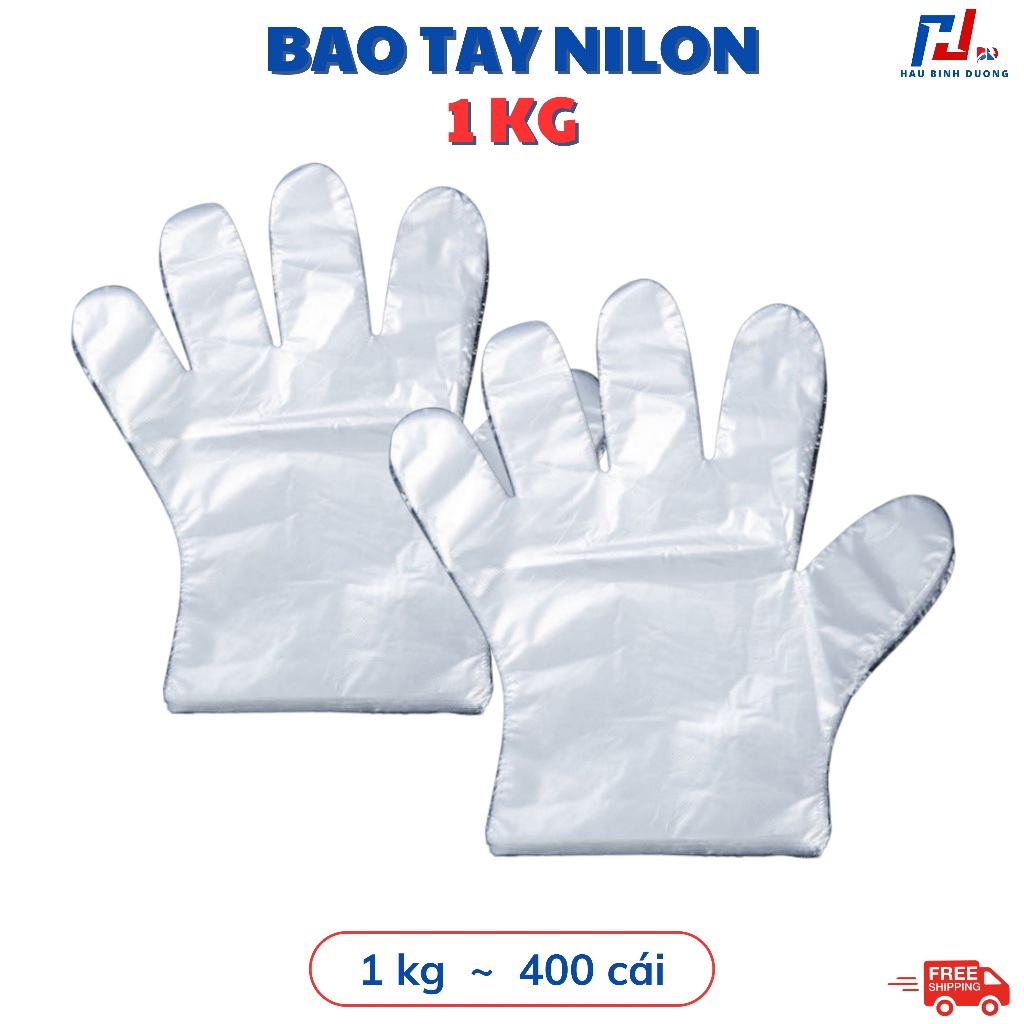 1kg Găng tay nilon loại tốt, bao tay nilon siêu dày siêu dai | Shopee ...