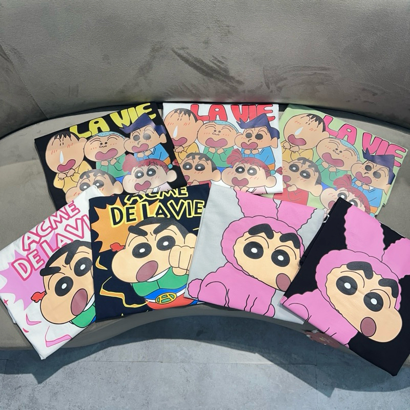 (CHÍNH HÃNG ) ÁO THUN ADLV x SHIN CẬU BÉ BÚT CHÌ CHÍNH HÃNG | Shopee ...