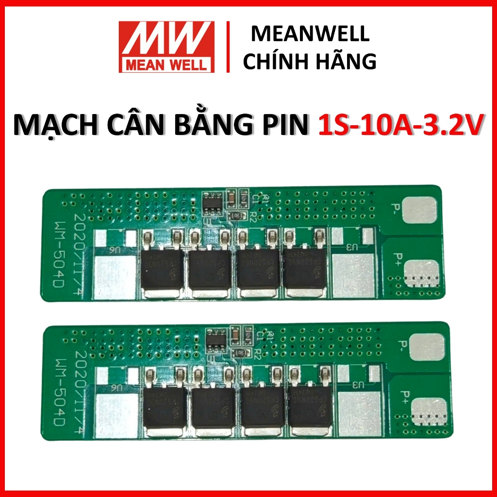 Mạch bảo vệ pin 1S 3.2V LiFePO4, mạch cân bằng PIN 1S-10A-3.2V MCB-1S-10A có chức năng sạc và ...