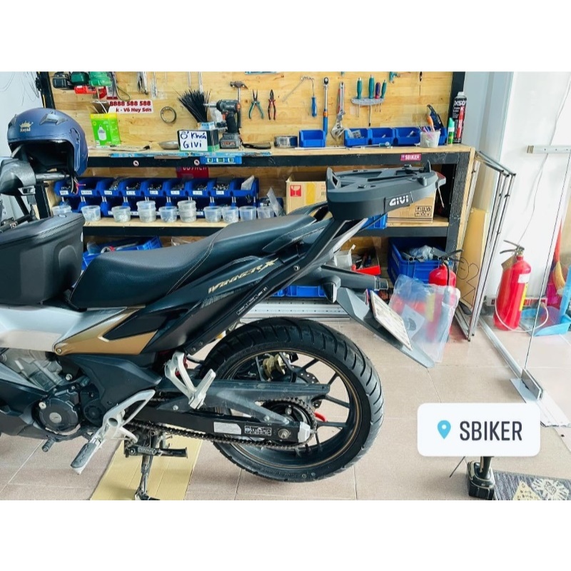 Cảng Givi ZR s Winner X Baga Sau Zr(s) Rs150 Winner V1 Đế Có Jak đèn ...