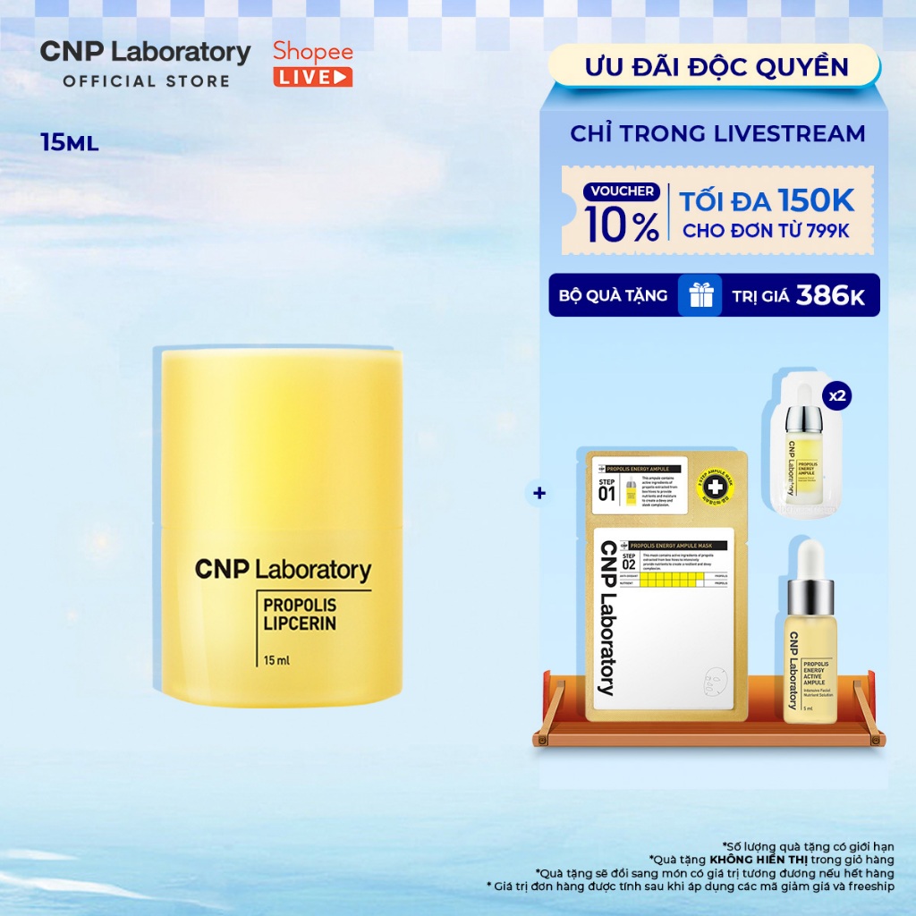 [CNP Laboratory Official x KOL] CNP LABORATORY PROPOLIS LIPCERIN 15ml (live) | Shopee Việt Nam