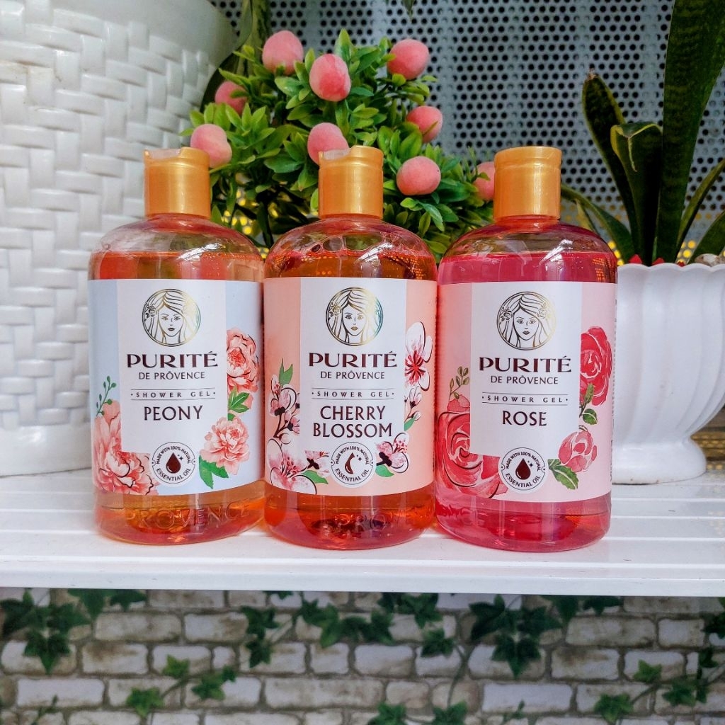 Sữa Tắm Purite 500ml Đủ Mùi Hương Cherry,Rosé,Peony | Shopee Việt Nam