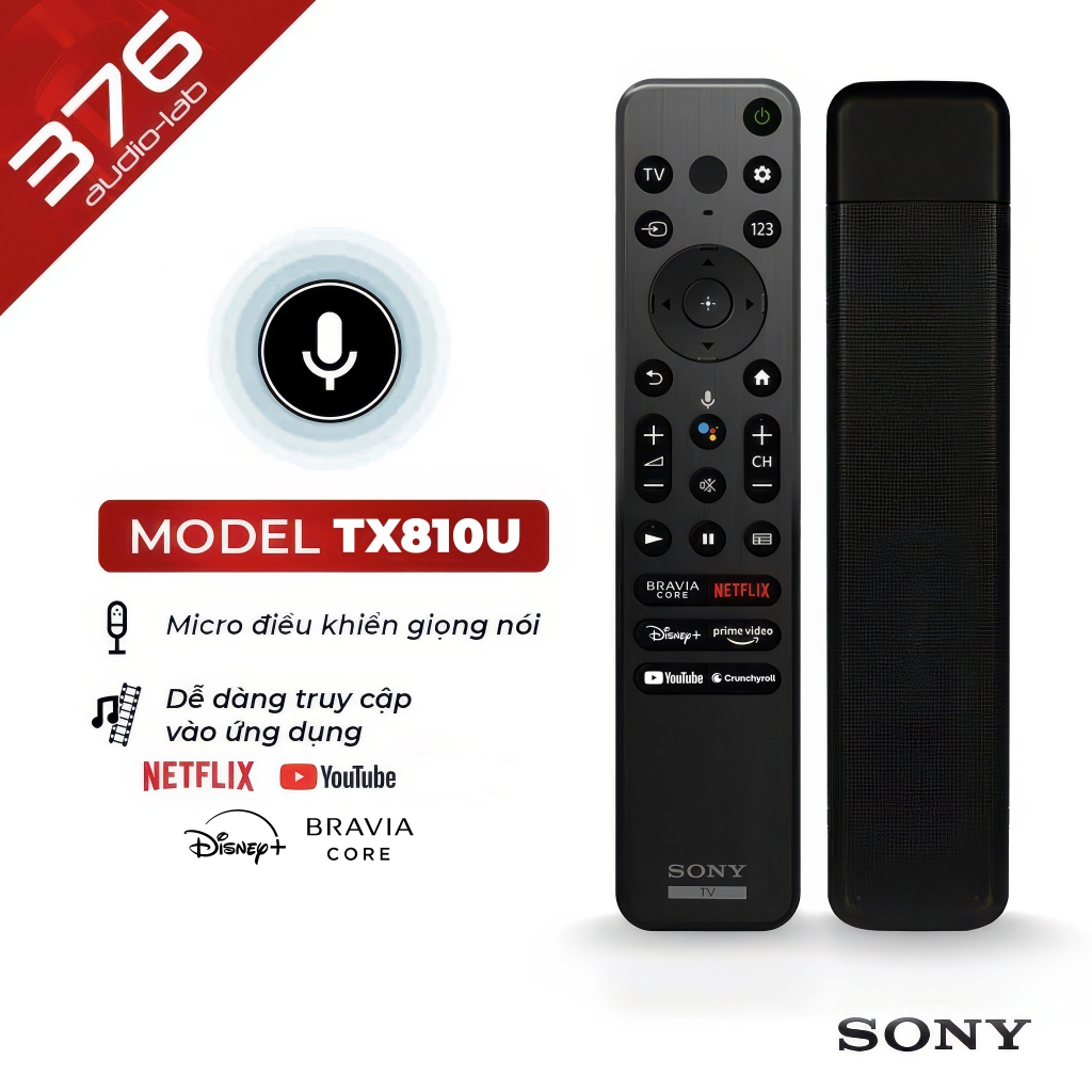 [LOẠI XỊN] Remote SONY Giọng Nói RMF TX810U - Đời SONY 4Κ 8K HD TV - HỖ ...