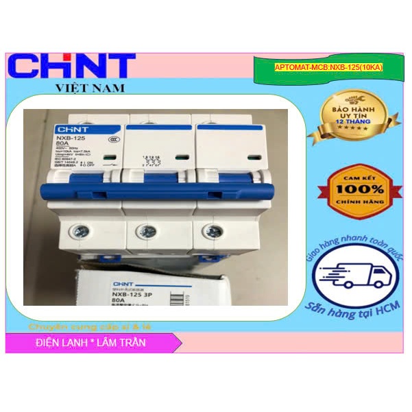 (HÀNG CHINT*CHÍNH HÃNG) cb lớn * NXB-125-1PHA : CB TÉP CHINT-APTOMAT- MCB/ 1 PHA CHINT-DÒNG CẮT ...