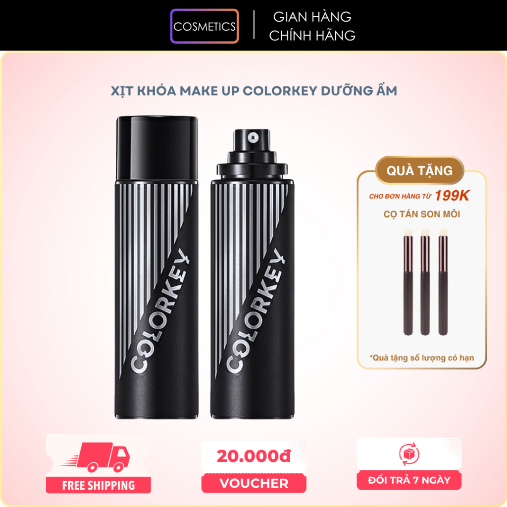 [COLORKEY] Xịt Khóa Make Up Colorkey Dưỡng Ẩm, Thoáng Da, Giữ Lớp Make ...