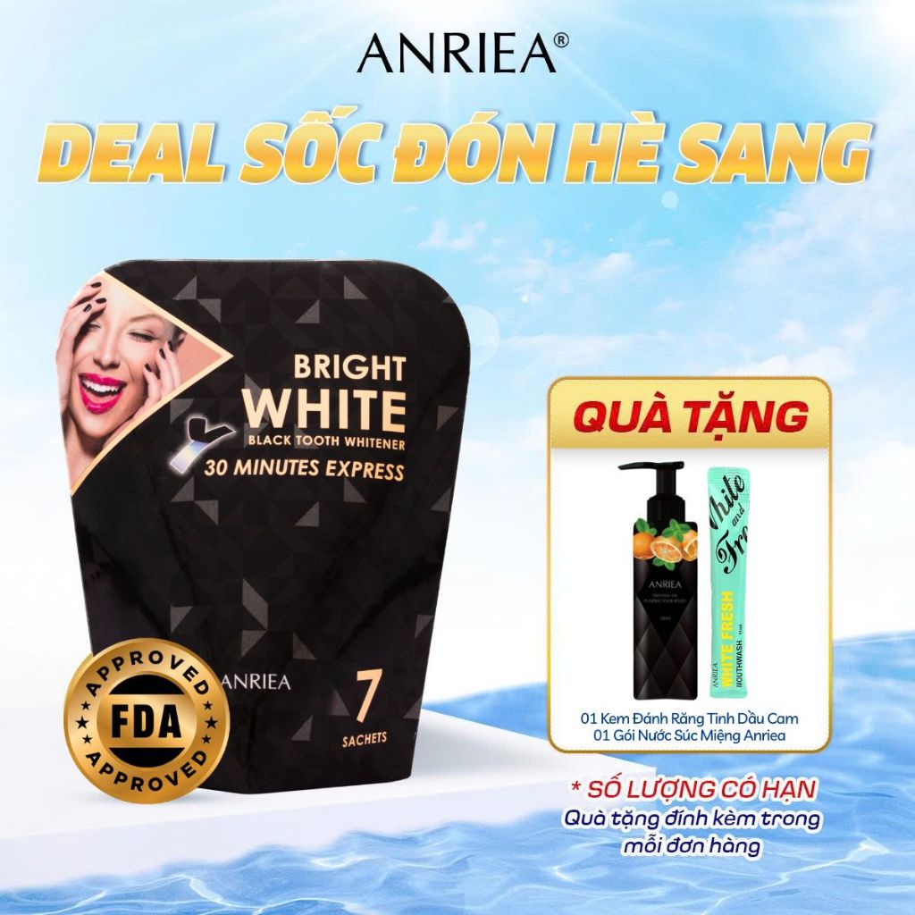 [ANRIEA] Hộp Miếng Dán Trắng Răng THAN TRE - A02 | Shopee Việt Nam