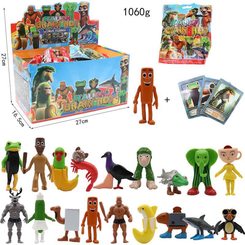 Túi mù tung sahua các nhân vật brain rot (mua 2 tặng 1) | Shopee Việt Nam