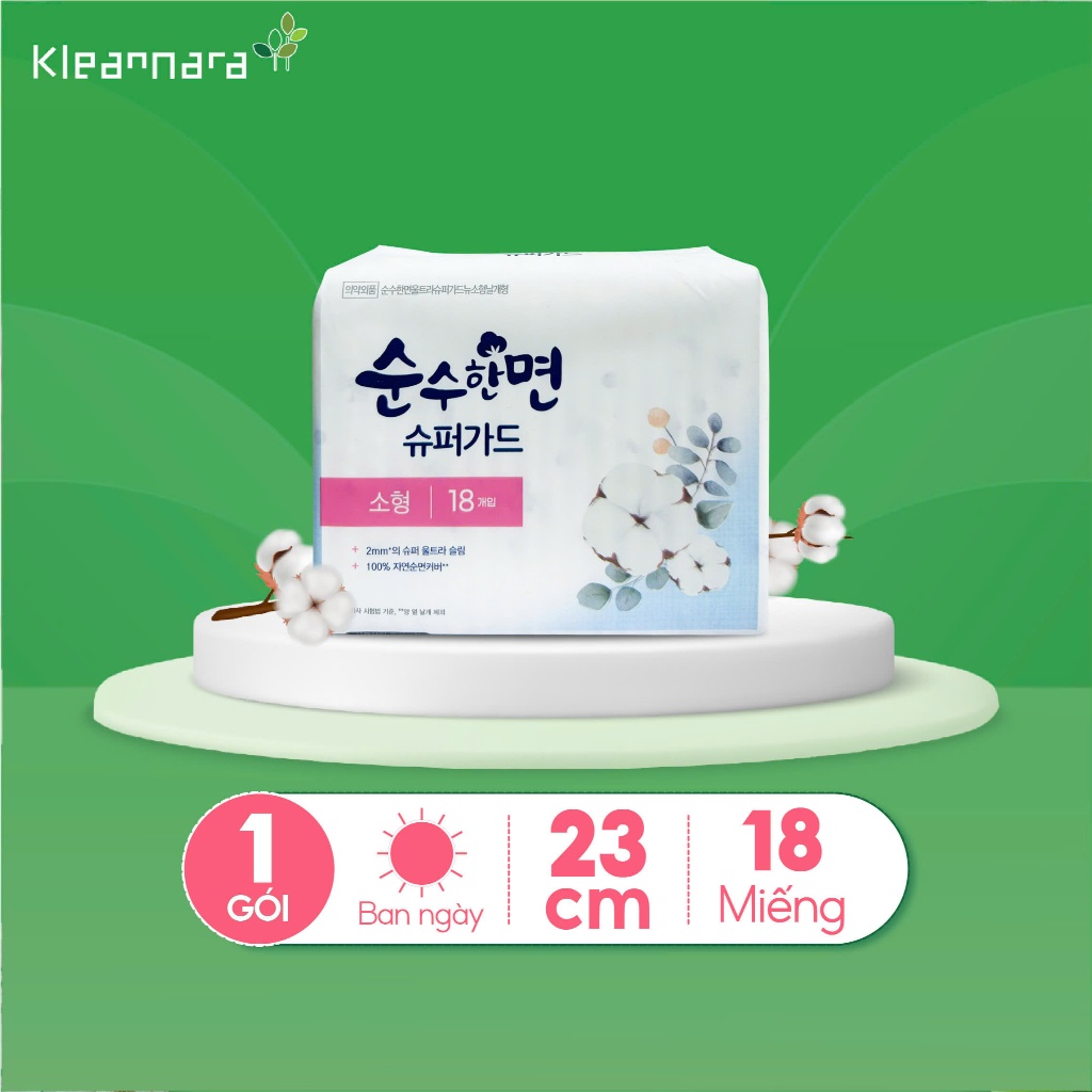 Băng vệ sinh KleanNara Soonsoohanmyeon Superguard siêu mỏng Hàn Quốc ...