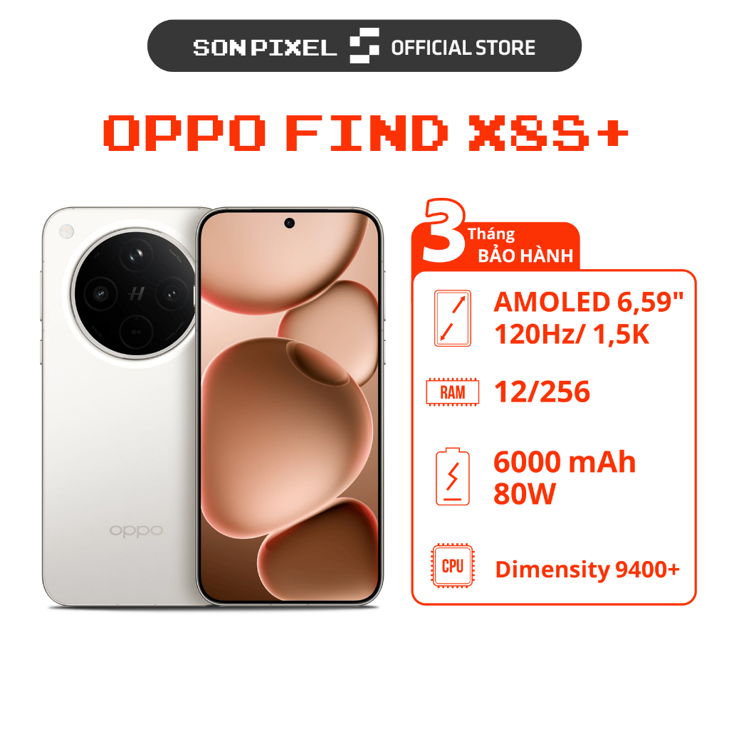Điện Thoại OPPO Find X8s Plus, Chip Dimensity 9400+, Pin 6000 mAh, Camera Đỉnh Cao. SonPixel ...