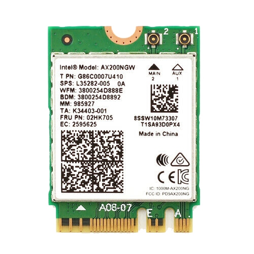 Card Wifi Intel AX200/AX201/AX211 – WiFi 6, Bluetooth 5.2, Tốc độ ...