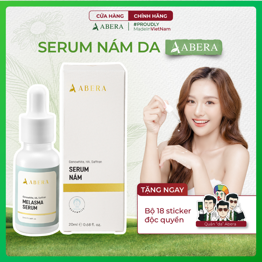 Serum Nám ABERA - Mờ Nám, Tàn Nhang, Đồi Mồi Hiệu Quả, Trắng Da Làn Da Sáng Mịn Không Tì Vết ...