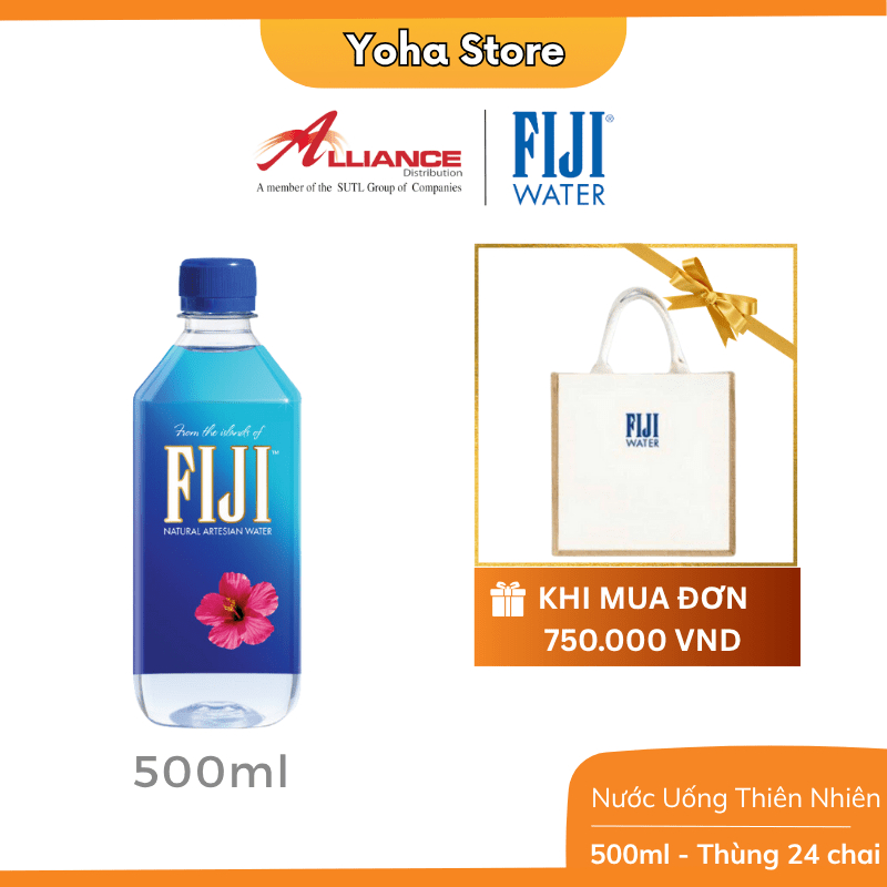 [Earth's Finest Water] (Thùng 24 chai x 500ml) Nước Khoáng Thiên Nhiên Fiji 500ml | Shopee Việt Nam
