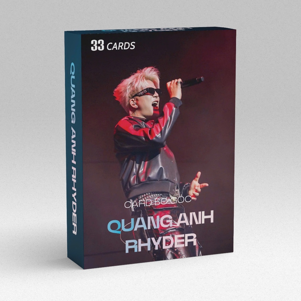 Hộp 33 Ảnh Selfie Bo Góc Anh Trai Rhyder Có Chữ Ký, Decor, Cứng Cáp ...