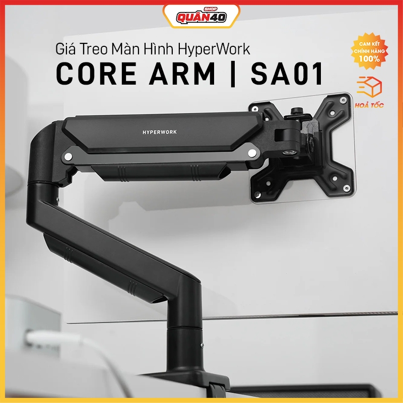 Giá Treo Màn Hình HyperWork Core Arm SA01 | Vesa 75x75, 100x100 | Treo ...