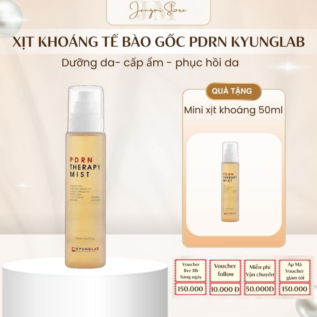 Xịt khoáng kyunglab PDRN chính hãng dưỡng ẩm, phục hồi da, chống lão ...